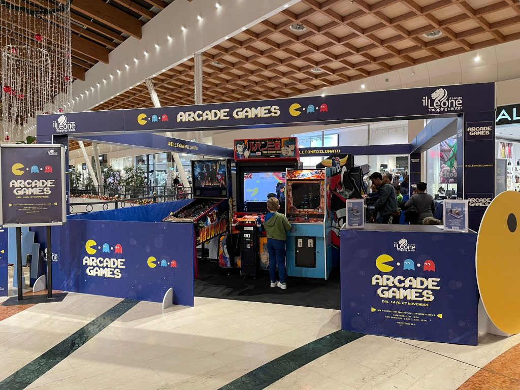 Arcade Games sind im Leone Shopping Center in Lonato angekommen ...